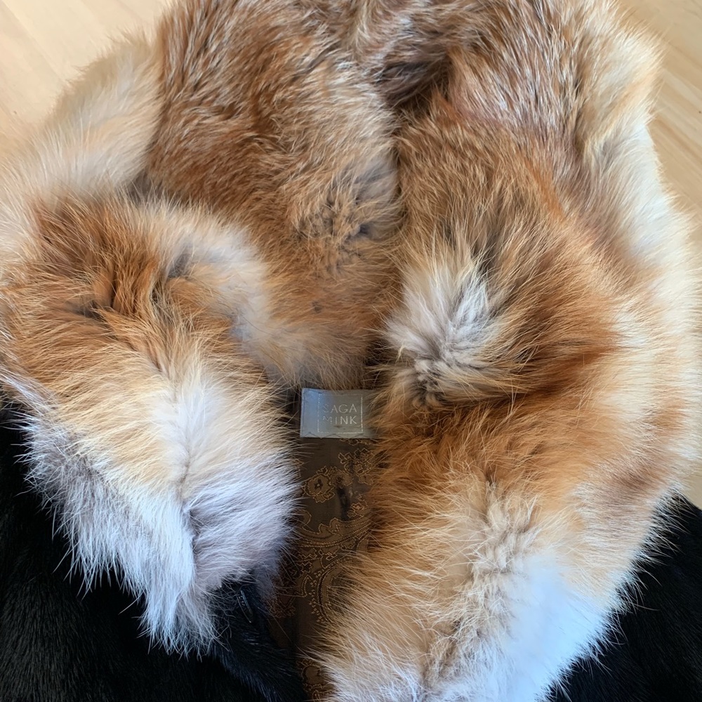 Saga Mink Fur Coat - Gem